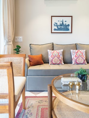Apartamento, 2 quartos, cozinha | Sala de estar