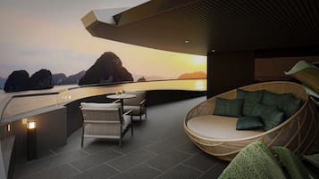 Honeymoon VIP Suite with Private Terrace | Terraço/pátio interior