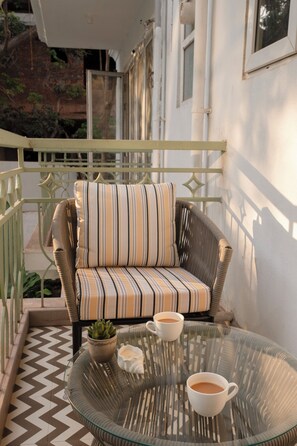 Apartamento, 2 quartos, cozinha | Terraço/pátio interior