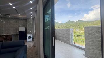 Suite Presidencial, varanda, vista para o mar