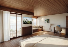 Luxe Suite | Cofres nos quartos, ferros/tábuas de passar roupa, Wi-Fi de cortesia