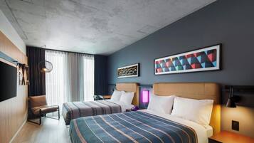 Roupa hipoalergénica, minibar, cofre no quarto, Wi-fi grátis
