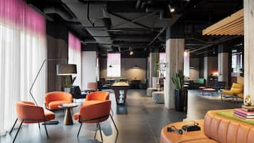 Sala de estar do lobby