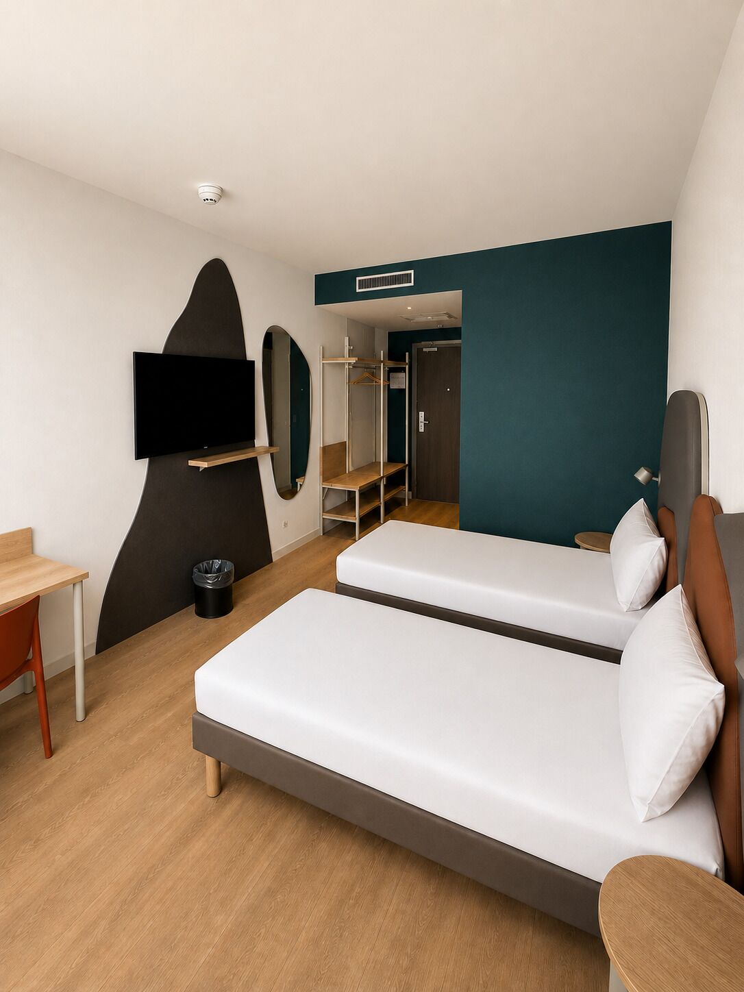 Quarto standard, 2 camas de solteiro