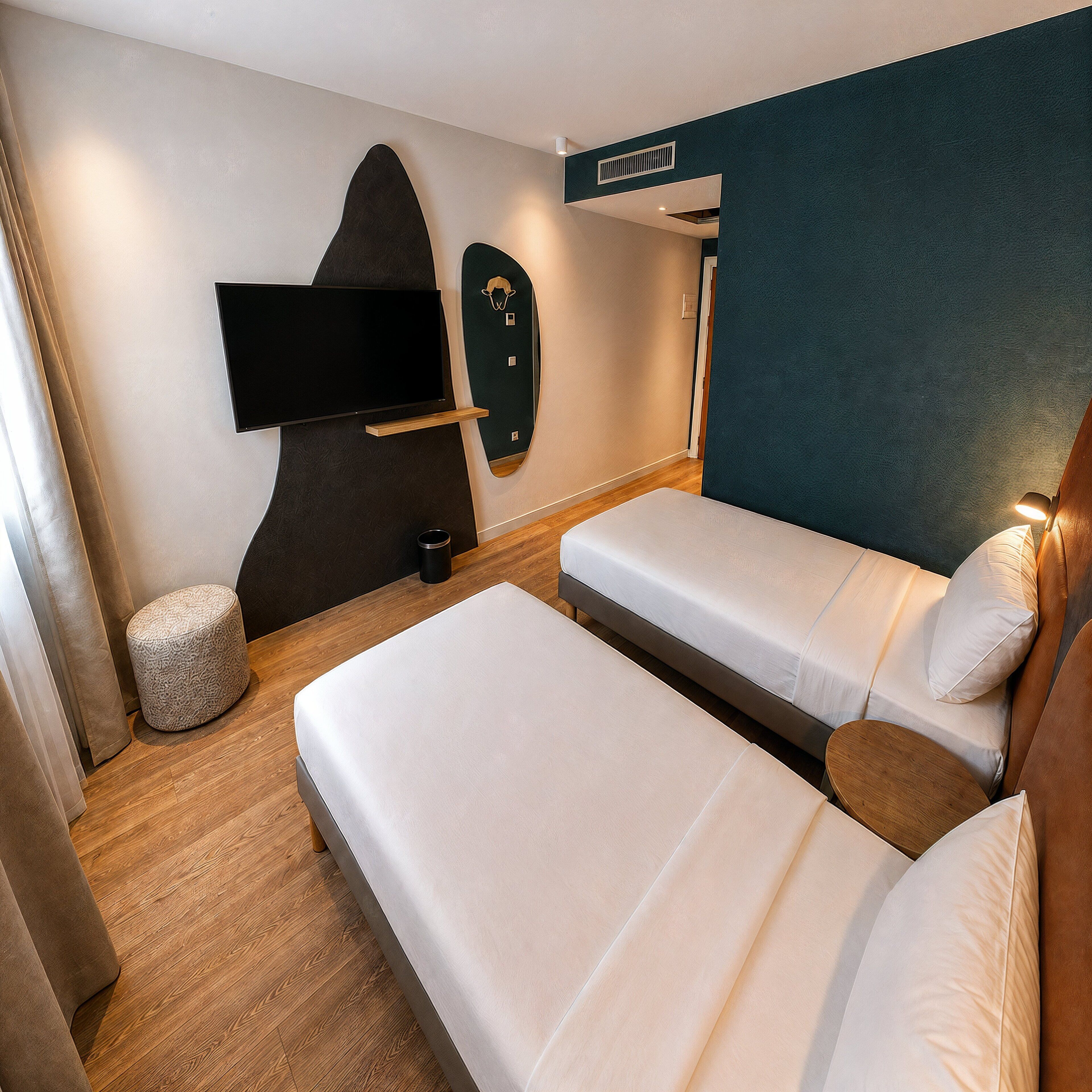 Quarto conforto, 2 camas de casal, quartos conectados