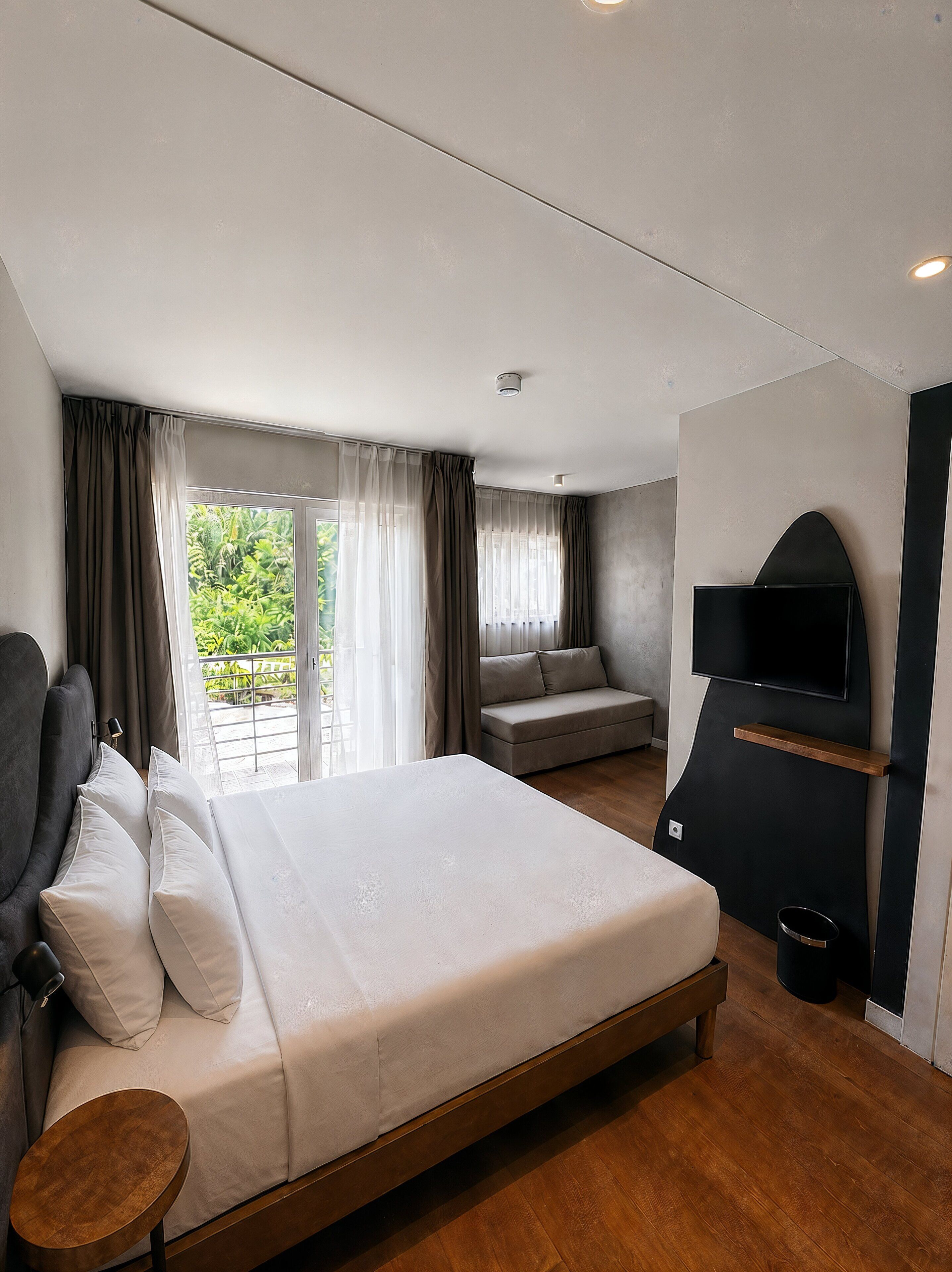Quarto superior, 1 cama King, acessível, terraço