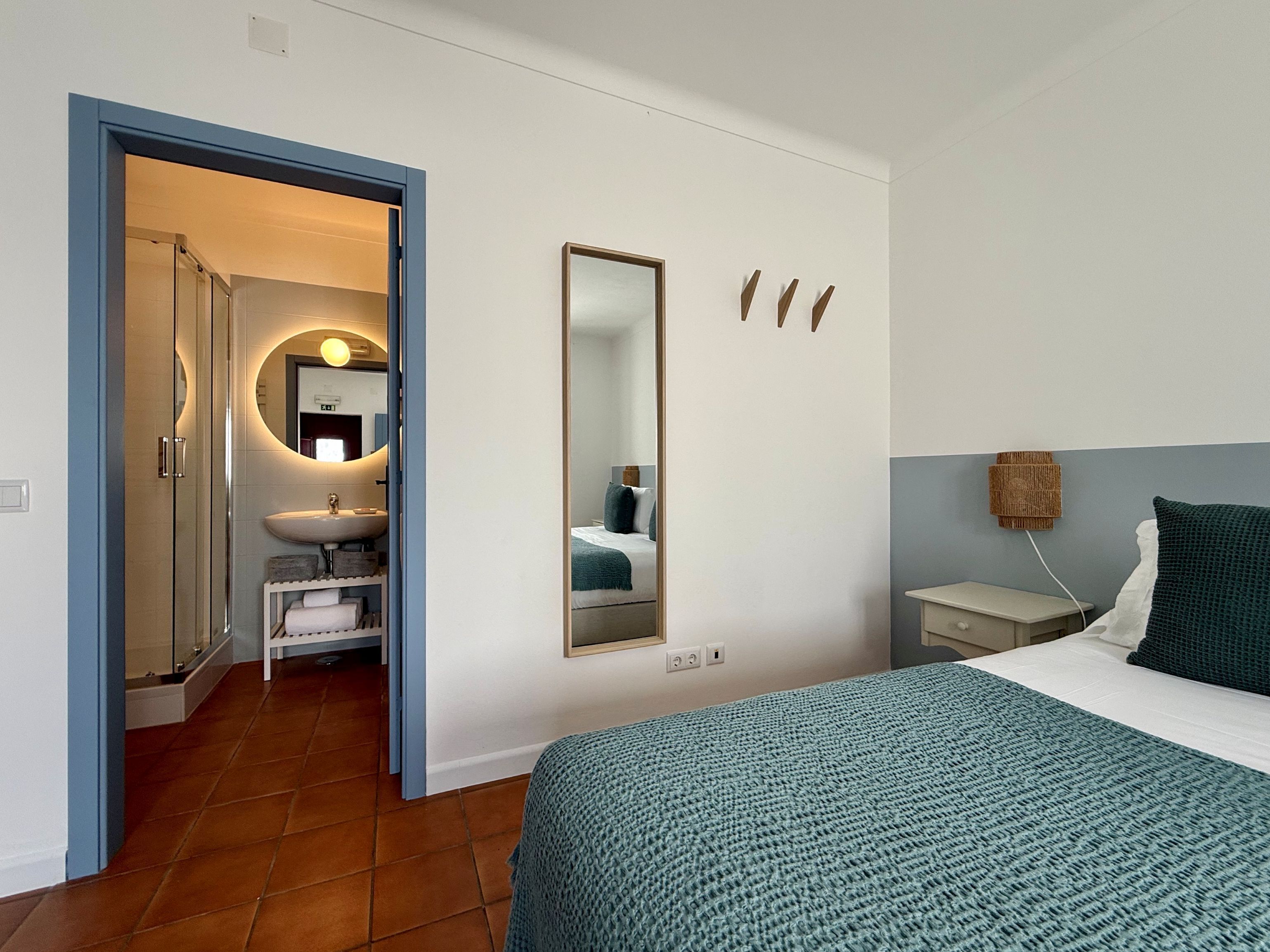 Quarto casal ou duplo clássico, varanda, vista para o jardim