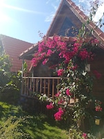 Bungalow Comfort, vista para o jardim | Pormenores do exterior