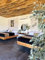 Cabana de Madeira de Luxo, vista para o jardim | Wi-fi grátis