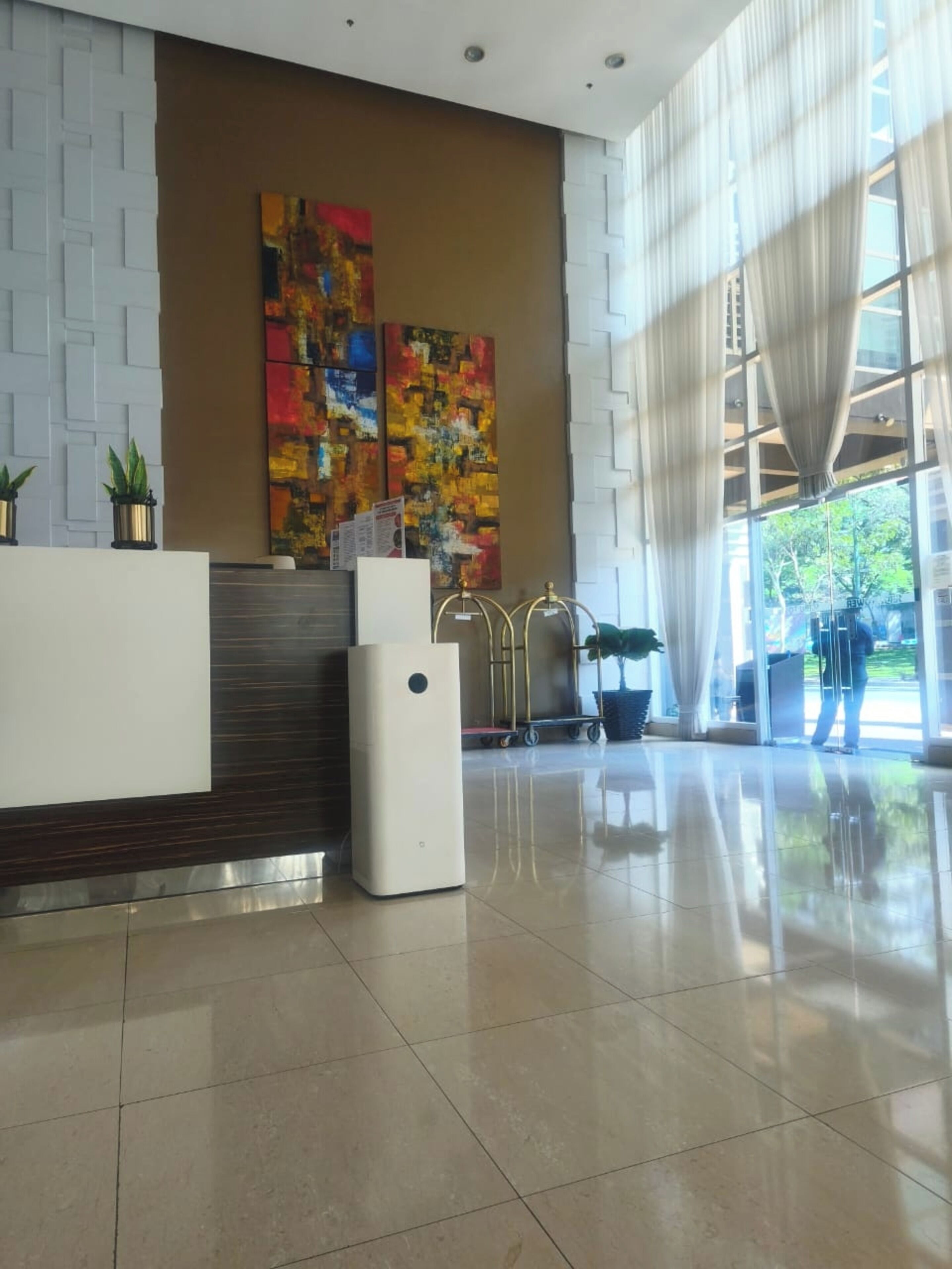 Sala de estar do lobby