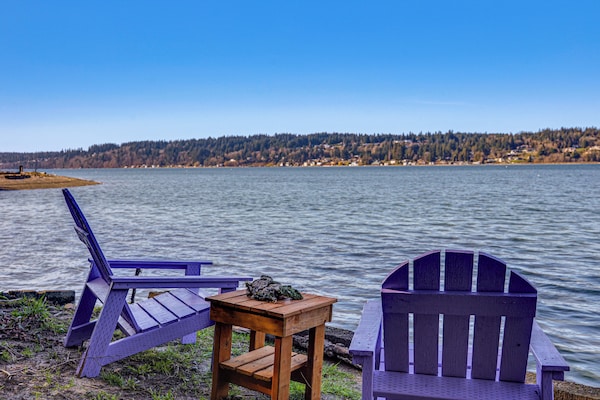 Walk To Beach! Scenic 'Wine Studio' In Gig Harbor - Fox Island, WA