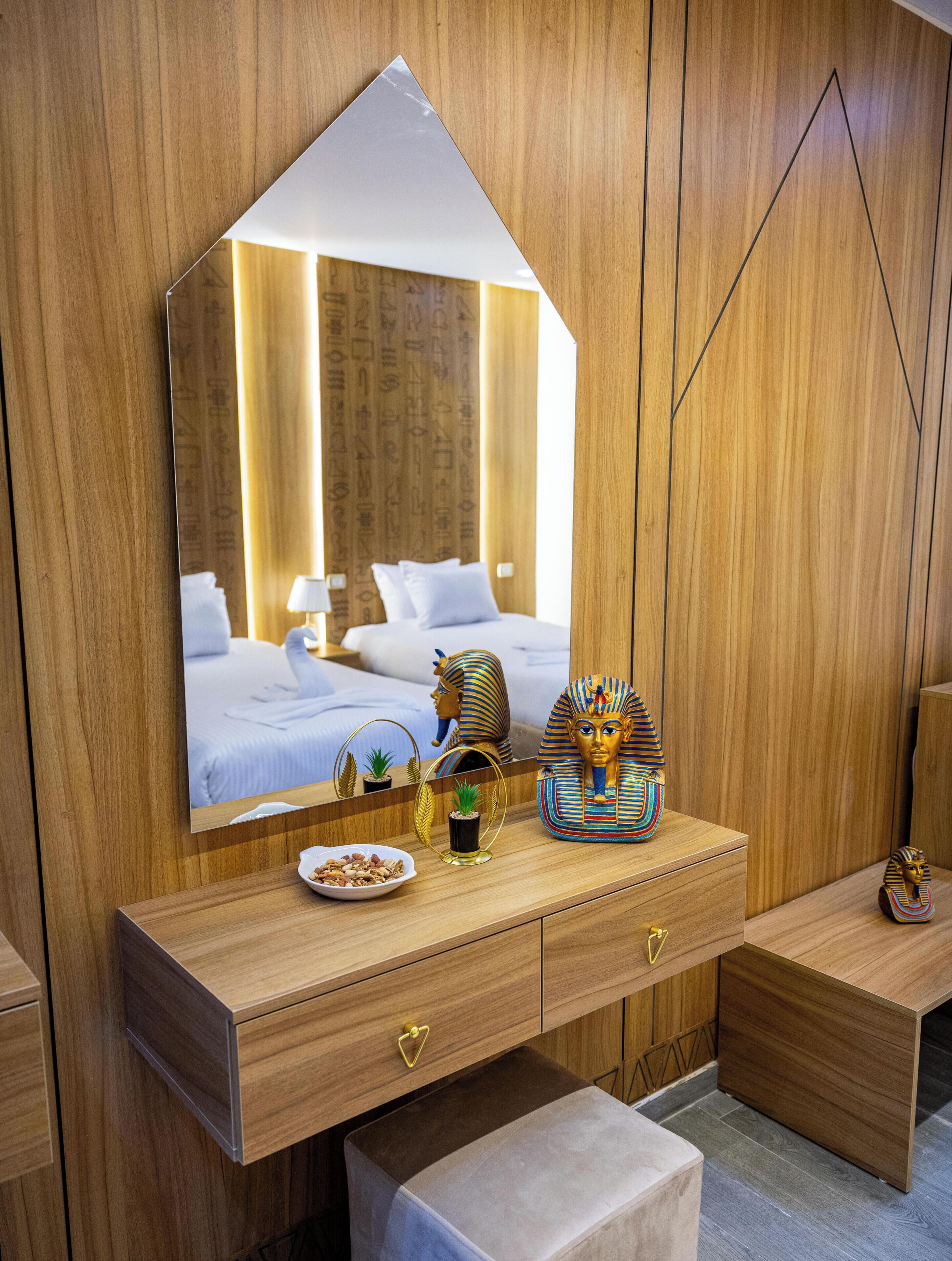 Quarto duplo básico, vista para o deserto