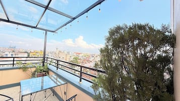 Terraço no piso superior