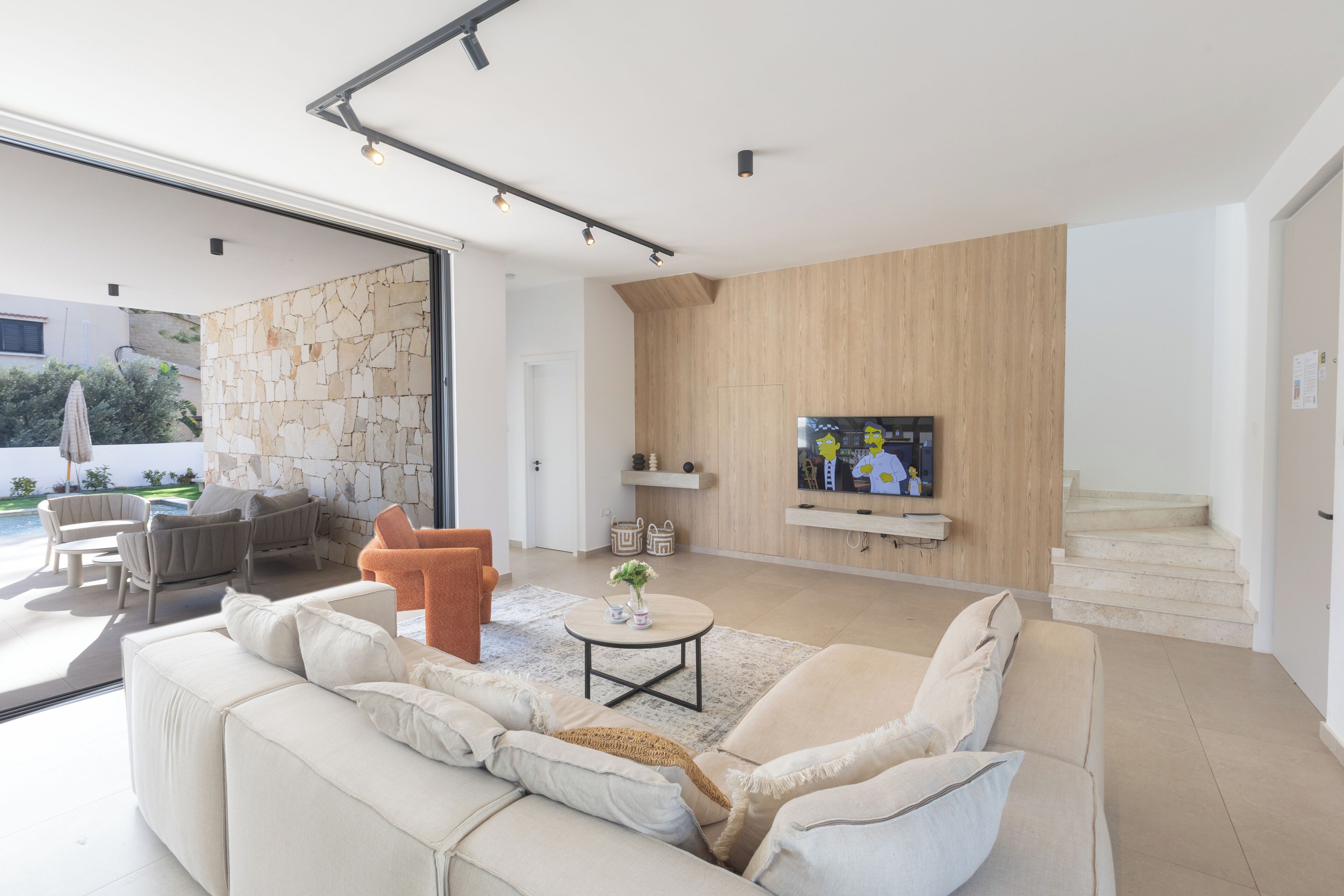 Villa, 5 quartos, piscina privativa, vista para o jardim | Sala