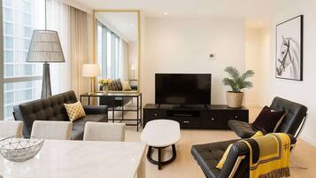 Apartamento, Vista para a cidade | Casa de banho