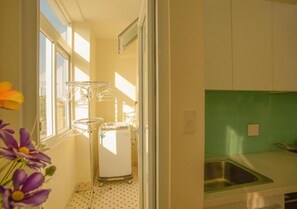 Apartamento superluxo, sacada, vista para o jardim | Parte interna