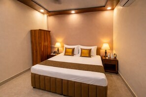 Quarto casal luxo, vista para a cidade