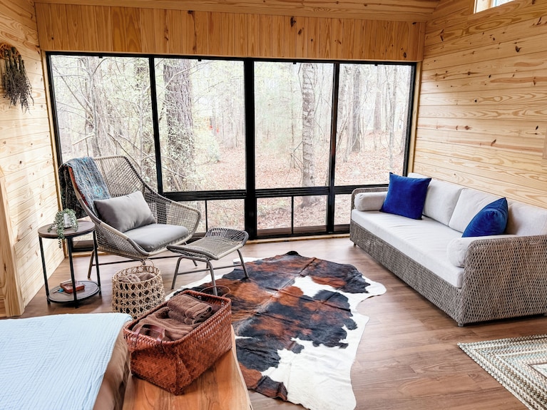 Glamping In Style At Kerr Lake "Tranquility Cabin" - Lake Gaston
