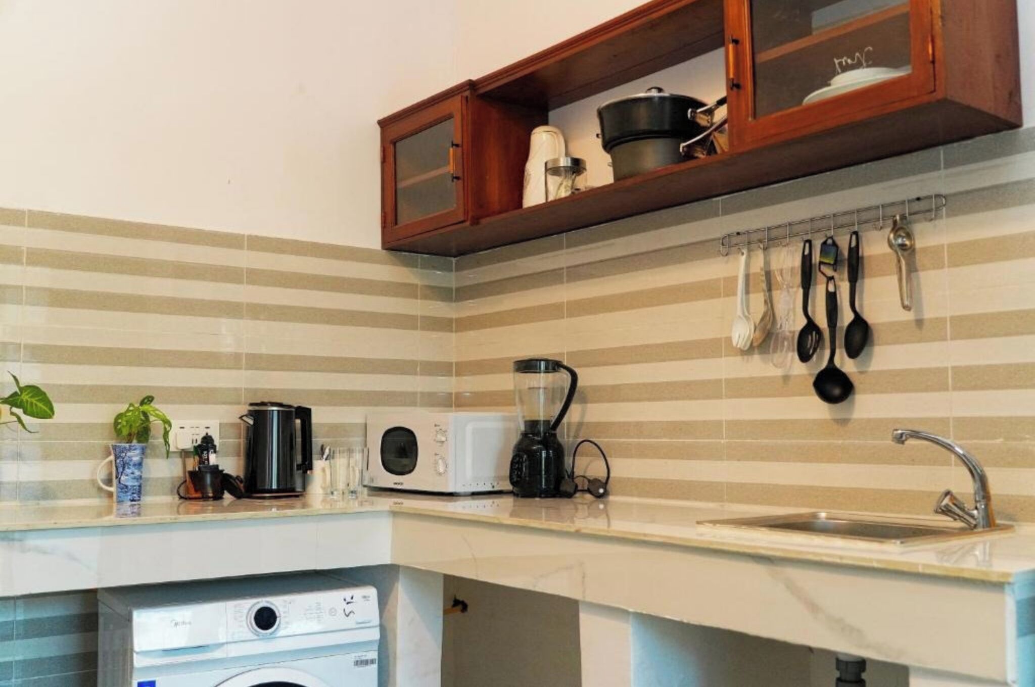 Villa Familiar, varanda, vista para o jardim | Cozinha privada