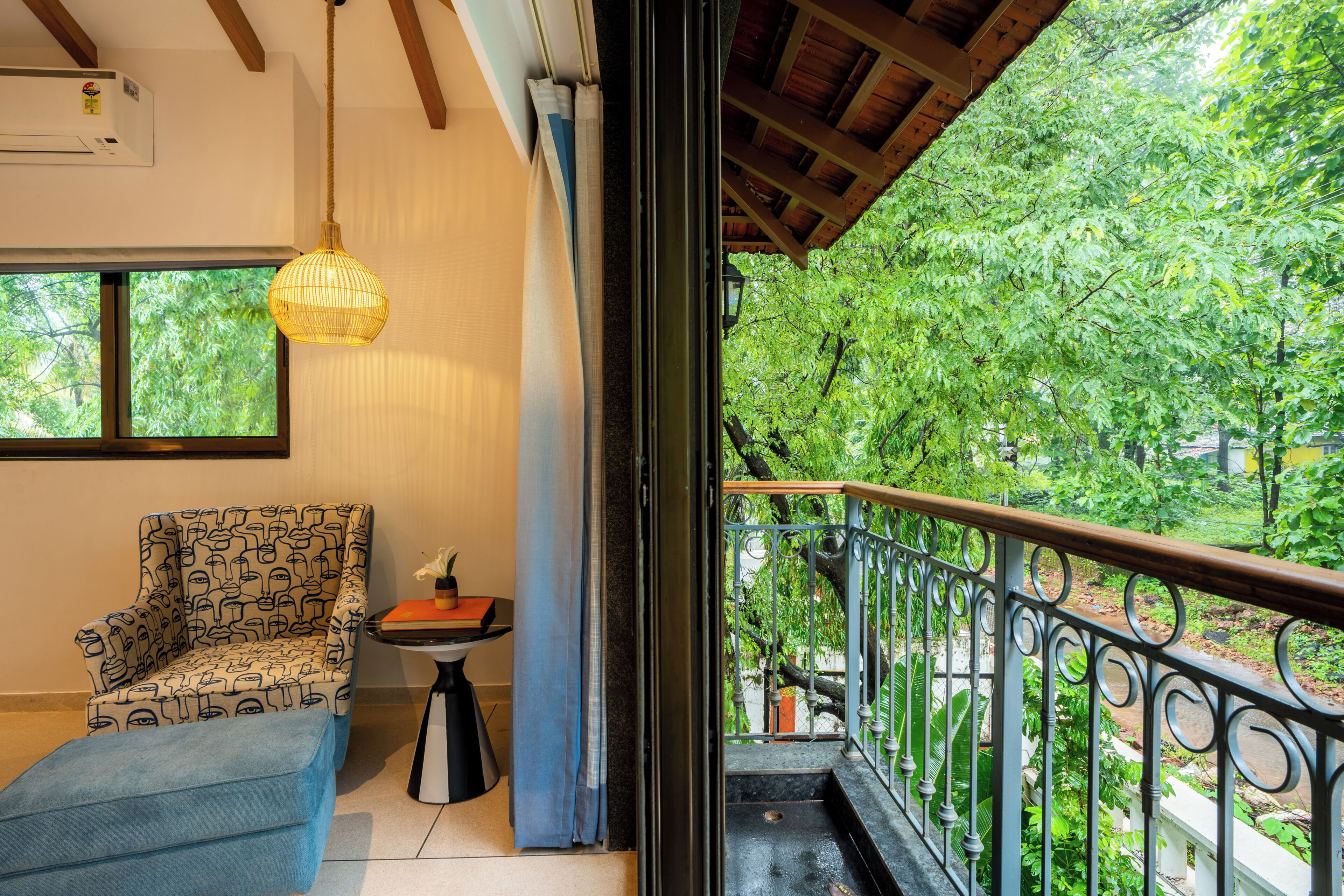 Vila superluxo, sacada, vista para a cidade | Parte interna