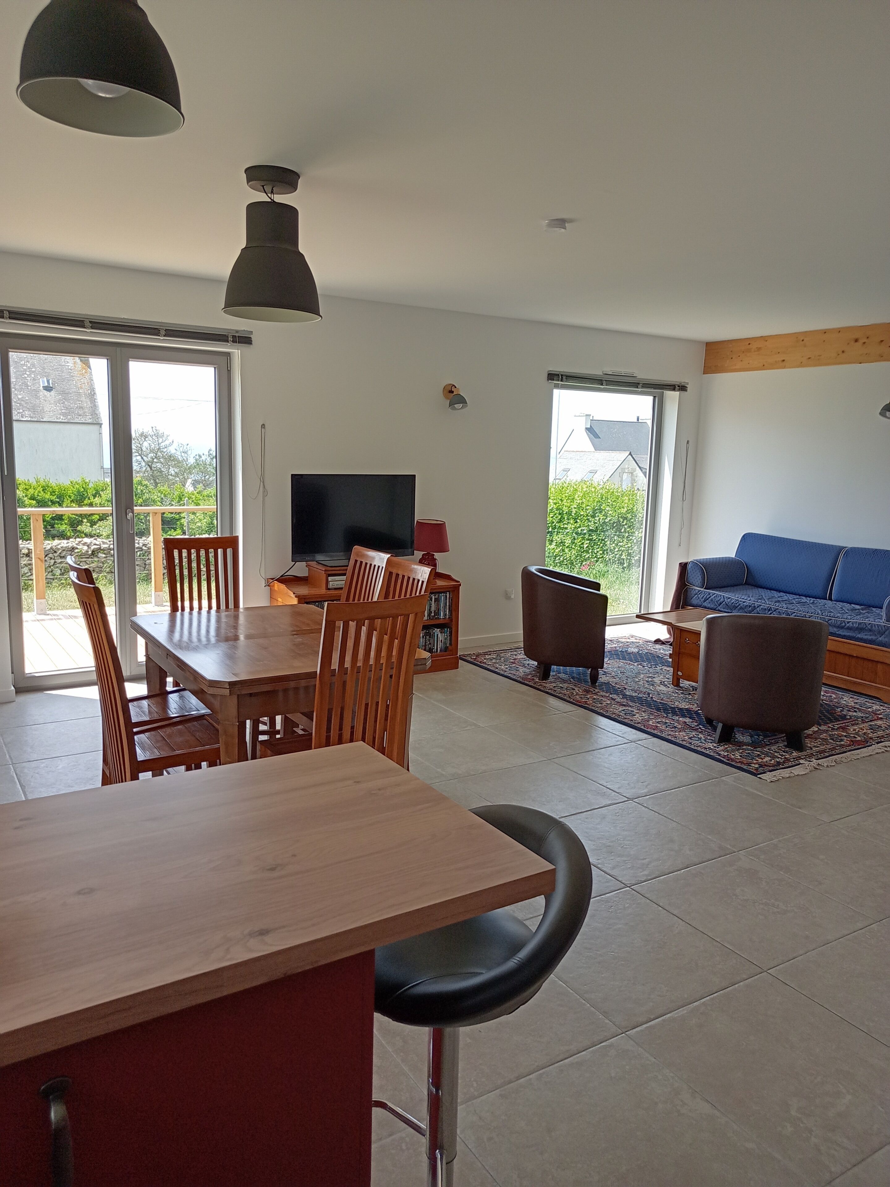 Maison Au Calme Avec Vue Mer, La Plage Accessible à Pied - Plozévet