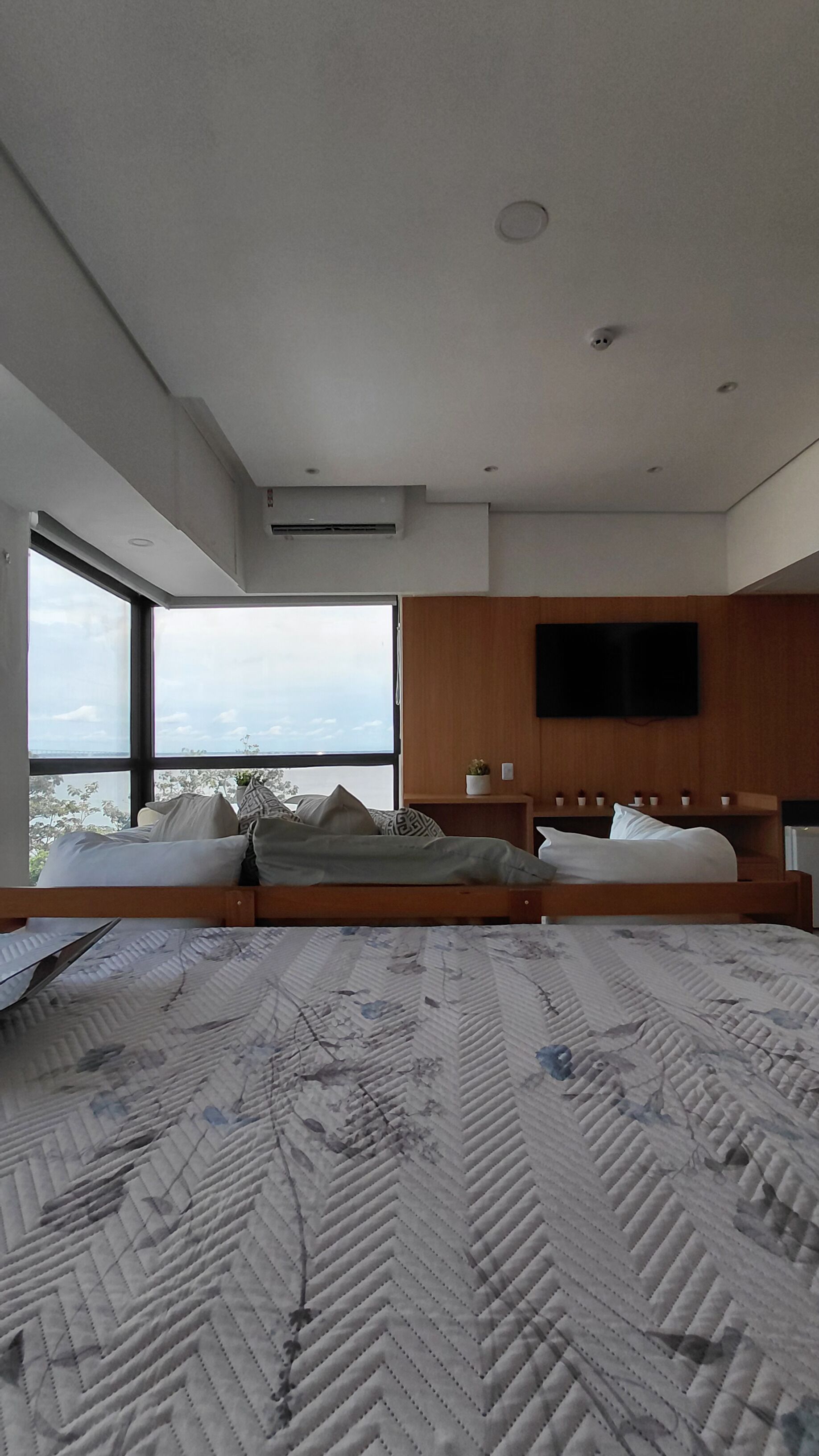 Apartamento Deluxe, cozinha, vista para a praia