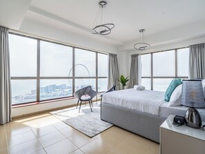 Apartamento, varanda, vista para o mar | Ferro/tábua de engomar, Wi-fi grátis 
