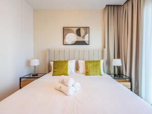 Apartamento de Luxo, varanda, Vista para a cidade | Ferro/tábua de engomar, Wi-fi grátis 