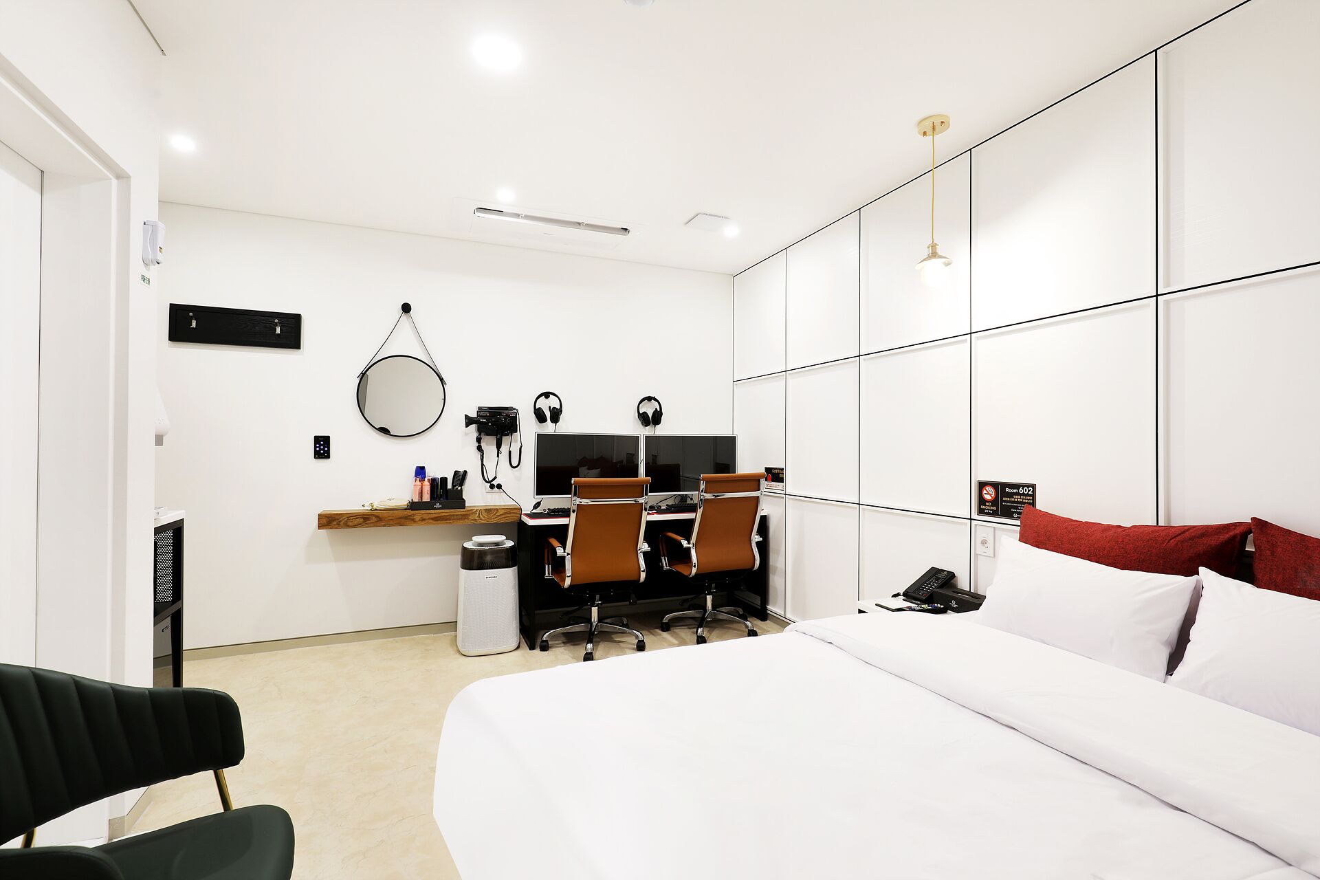 Quarto casal básico, para não fumantes, micro-ondas