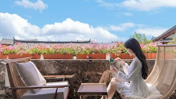 Quarto casal luxo, vista para a cidade