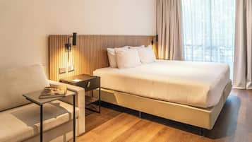 Quarto Standard, 1 cama king-size e sofá-cama, varanda, Vista para a cidade