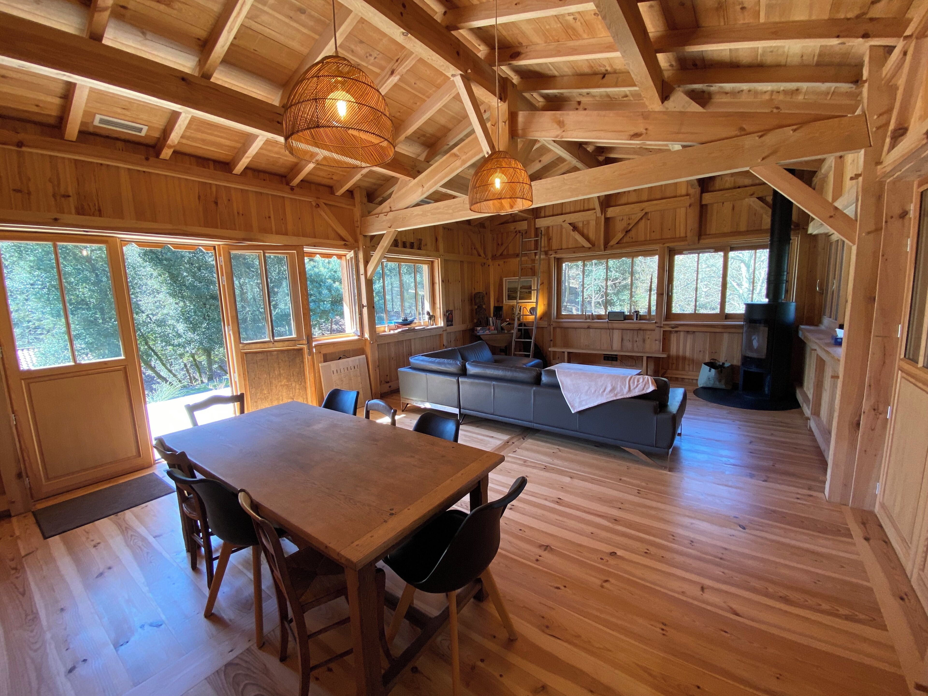 Wooden House At The Foot Of Lac D'hourtin, At The Gateway To The Nature Reserve - Hourtin