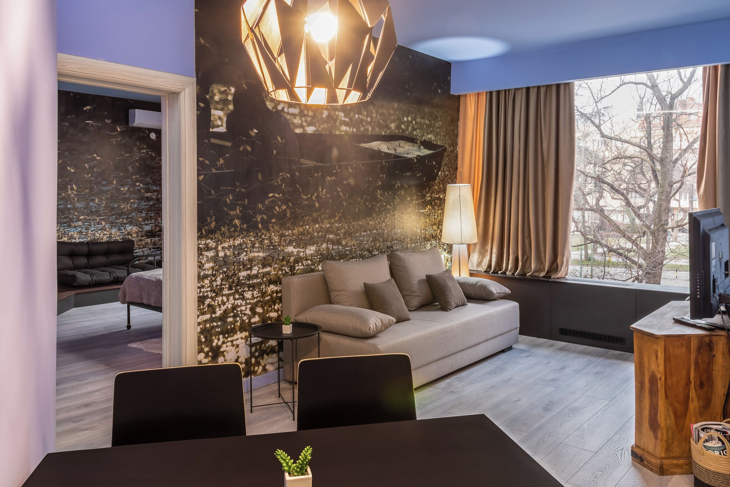 Apartamento superluxo, vista para a cidade