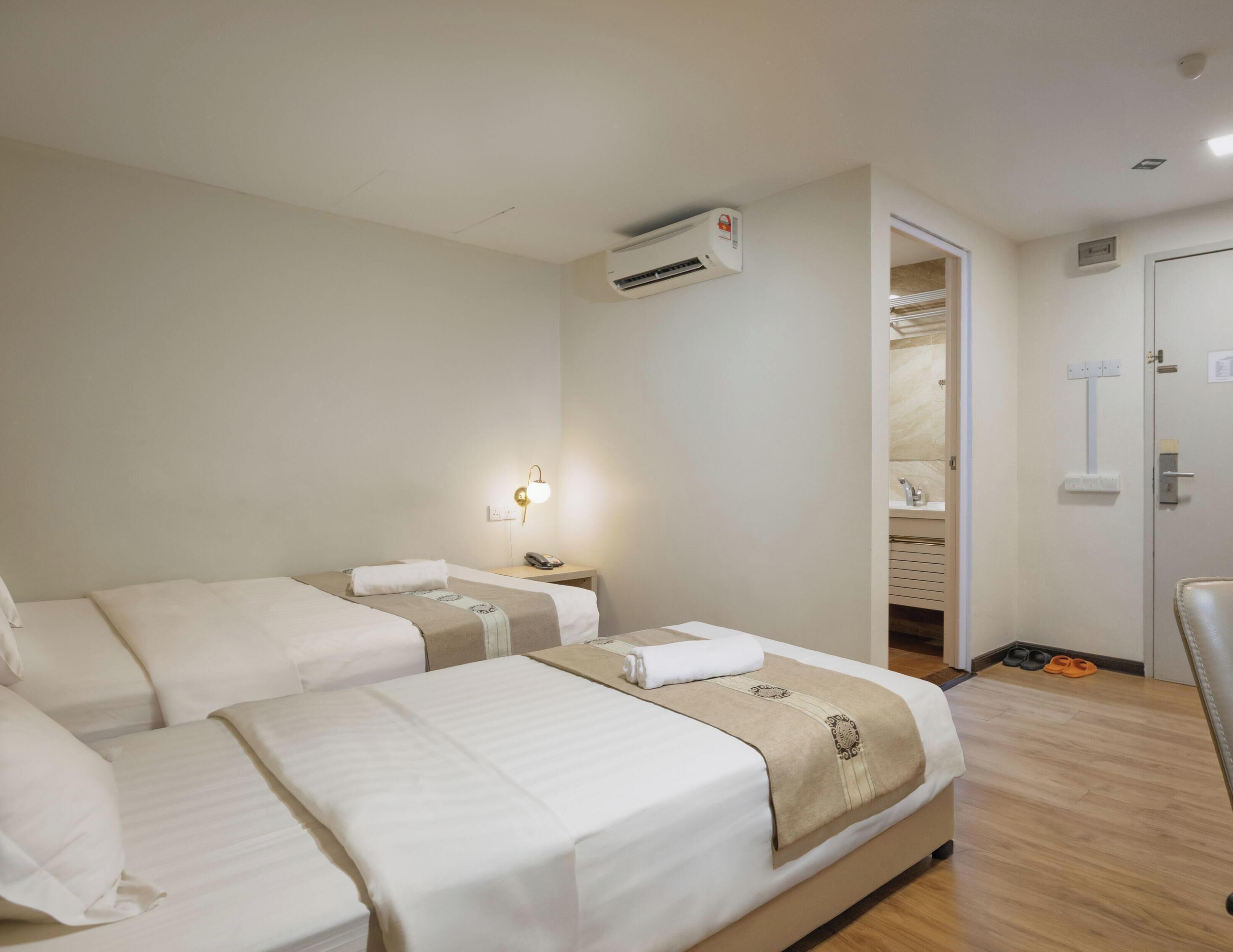 Quarto duplo standard, sem janelas | Escrivaninha, espaço de trabalho para notebook, quartos à prova de som