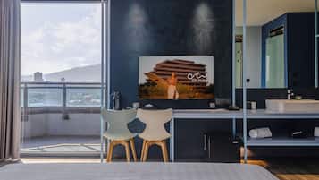 Quarto Duplo Superior | Cofre no quarto, cortinas/cortinados opacos, quartos insonorizados