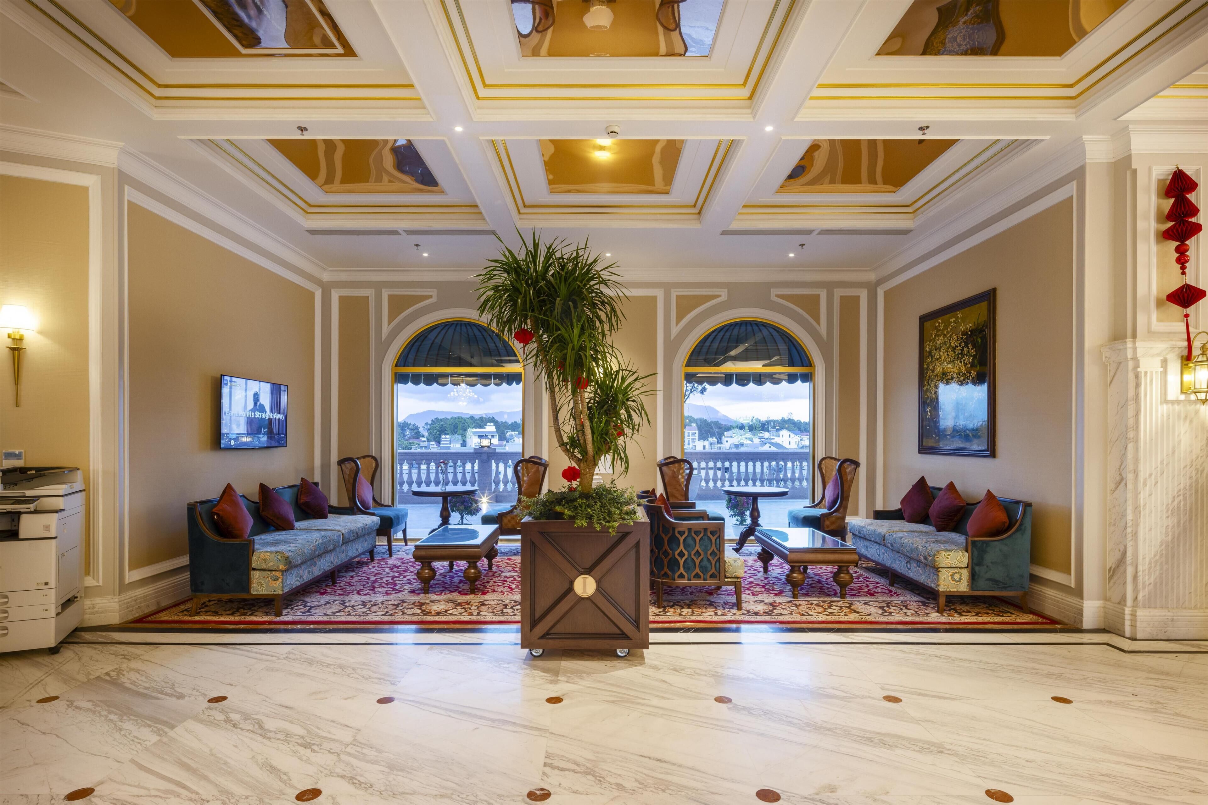 Sala de estar do lobby