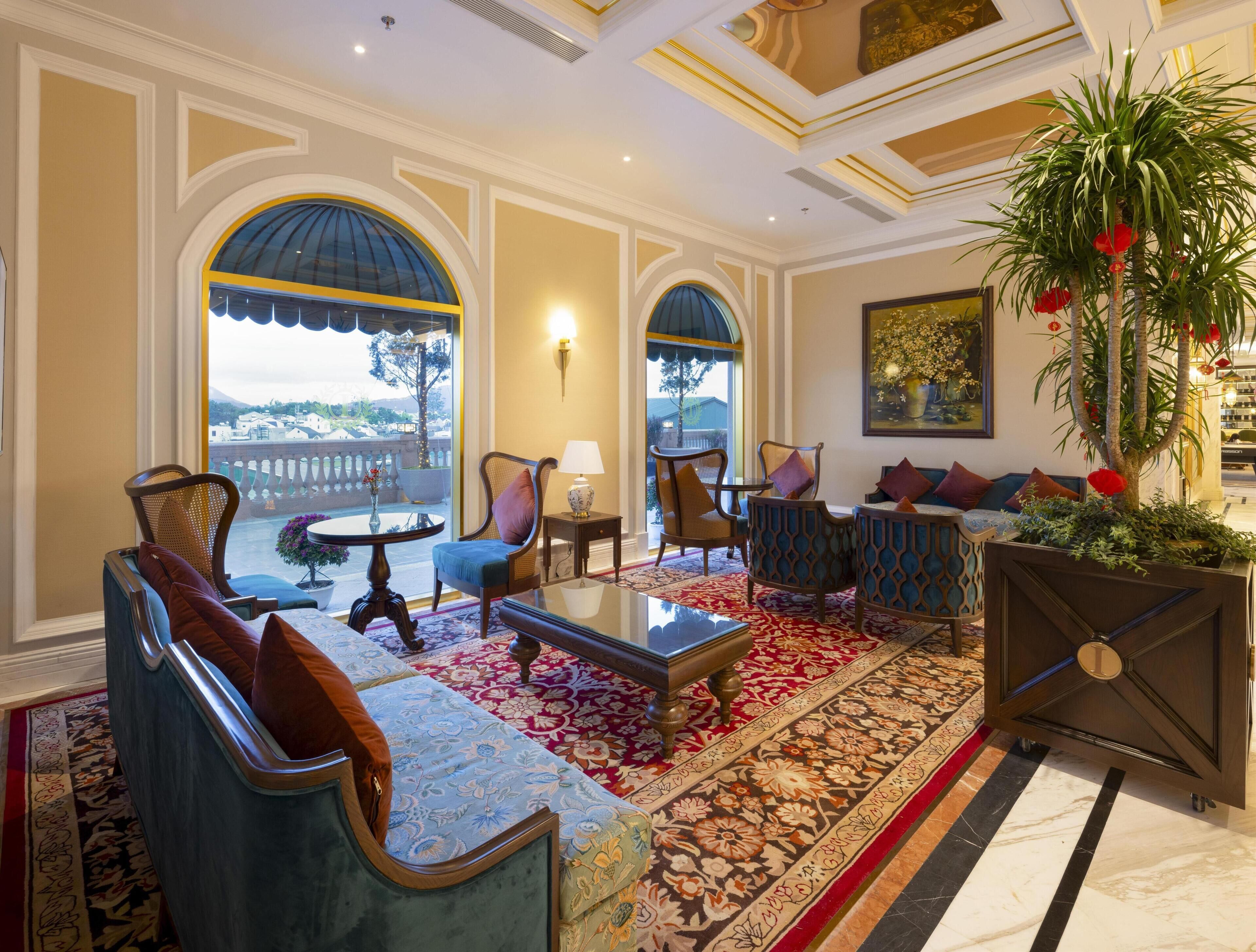 Sala de estar do lobby