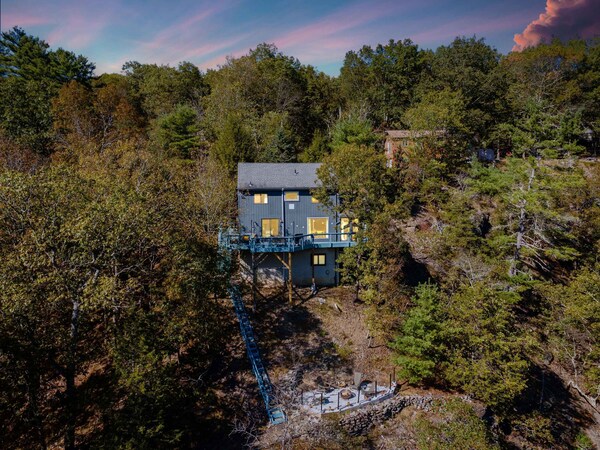 Riverfront Dog Friendly Cabin With Mountain Views - Jenny Jump State Forest, Hope