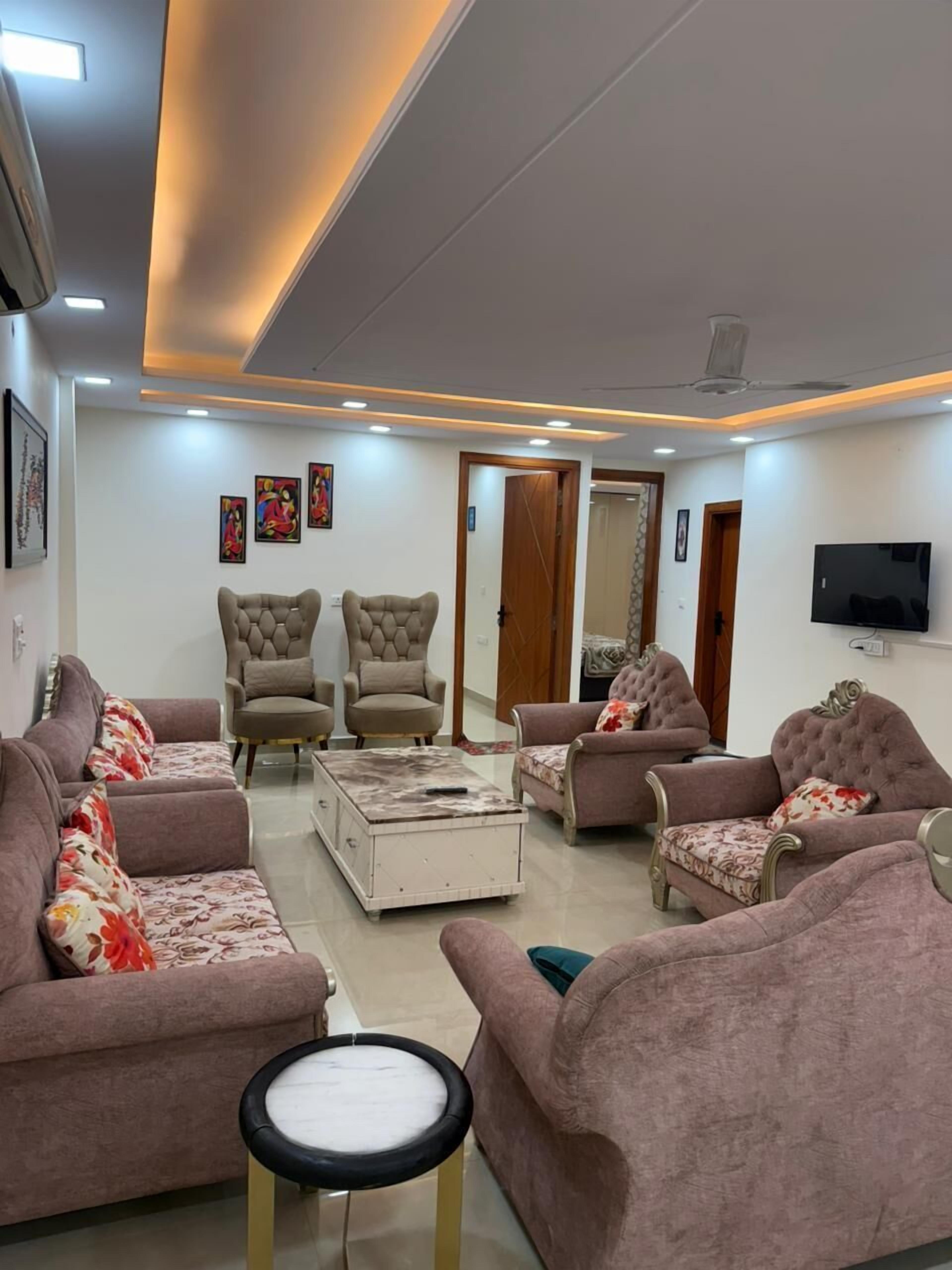 Quarto Deluxe, Vista para a cidade | Sala de estar