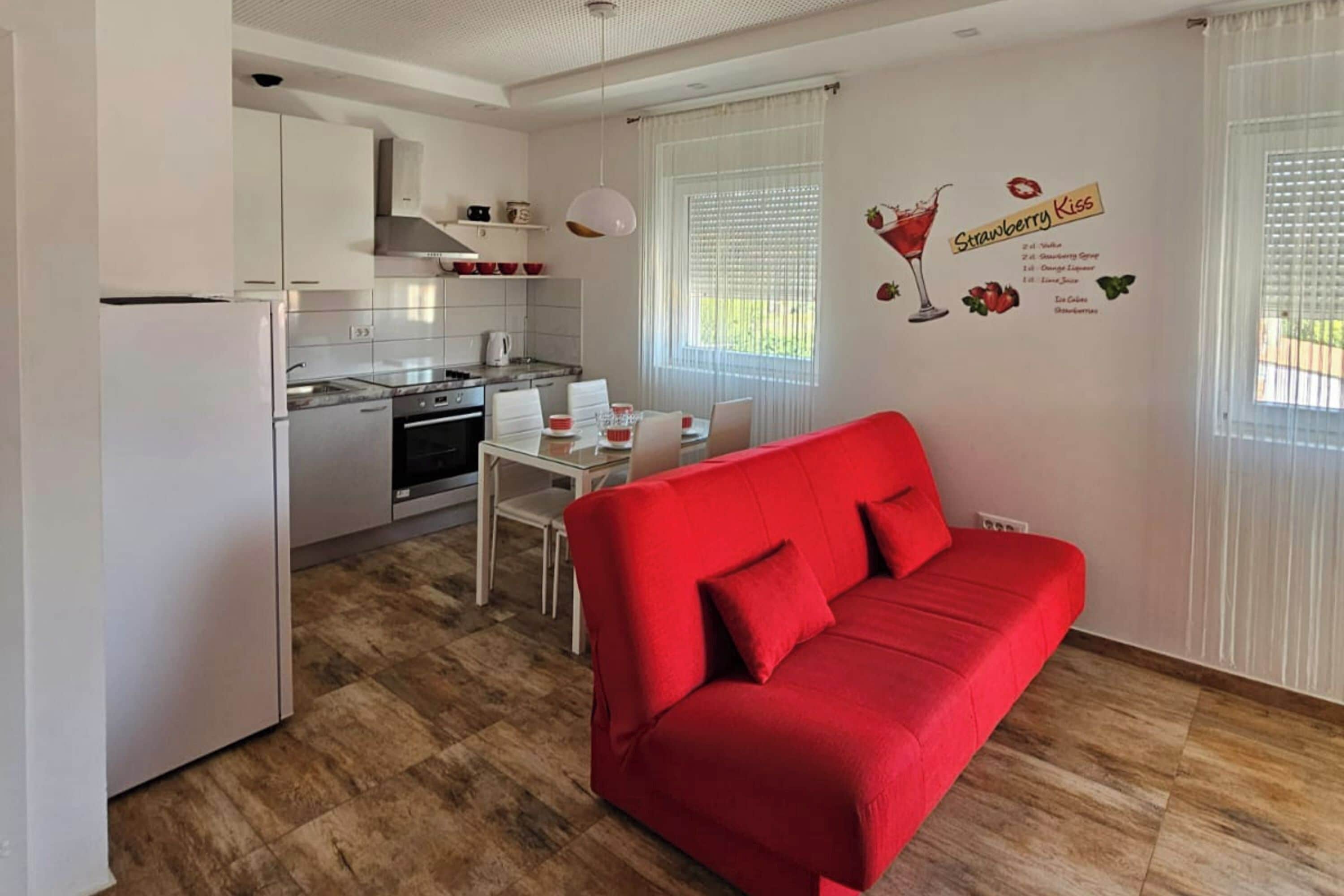 Apartamento Standard, vários quartos (Sun And Fun) | Sala de estar | TV de ecrã plano 