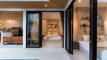 Villa, vista para a piscina