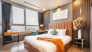 Apartamento de Luxo, 2 quartos, varanda, Vista para a cidade