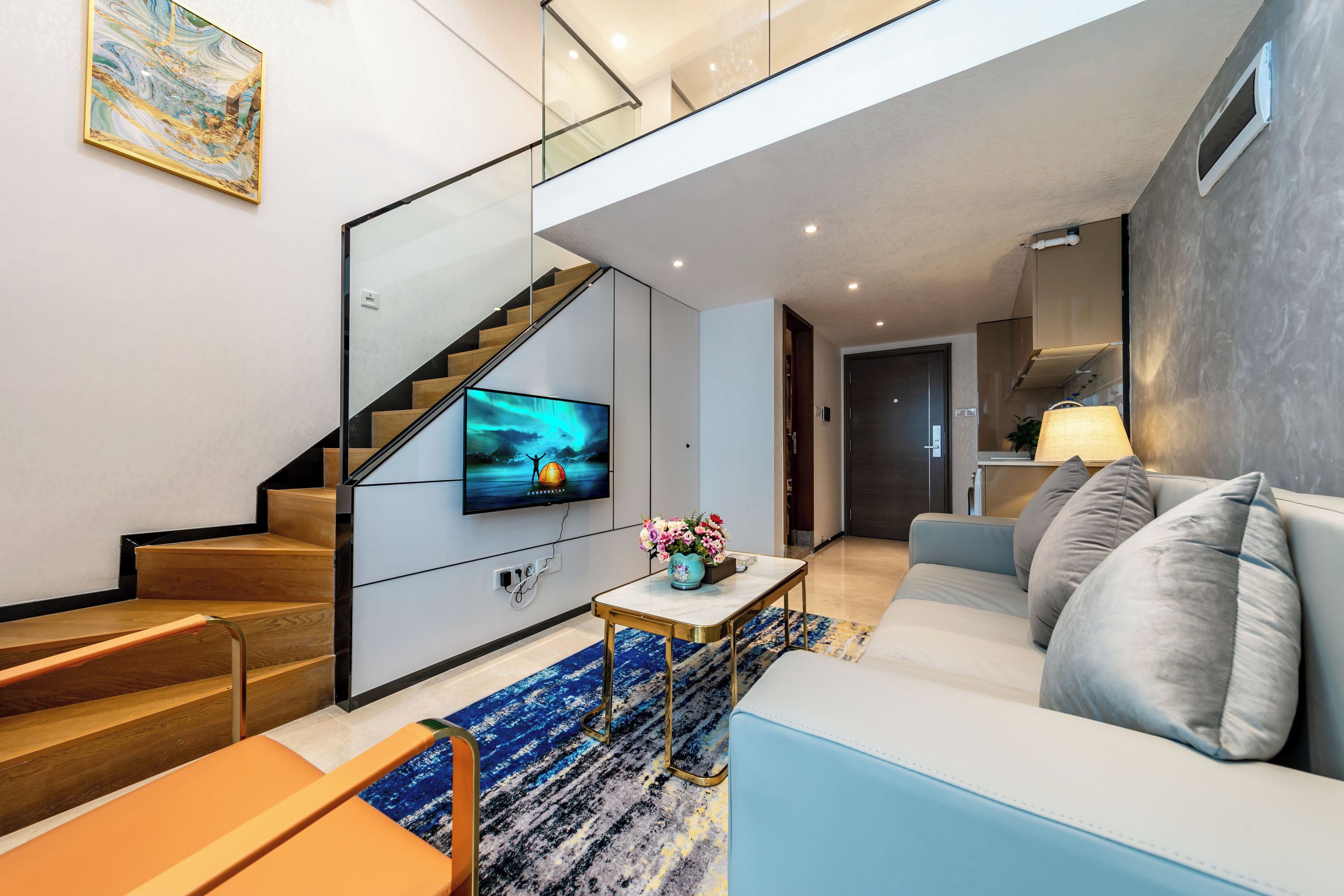 Dúplex Superior, Vista para a cidade | Sala de estar