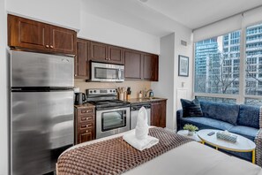 Suíte estúdio conforto | Cozinha privada