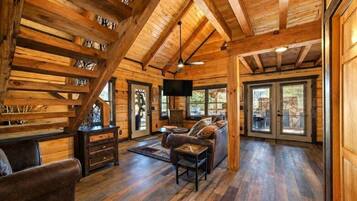 Cabana, 2 quartos | Área de estar