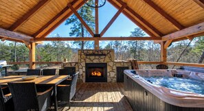 Cabine, 2 quartos | Refeições ao ar livre