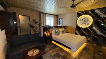 Quarto Premium, varanda, Vista para a cidade