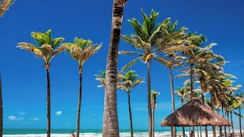Perto da praia, areia branca