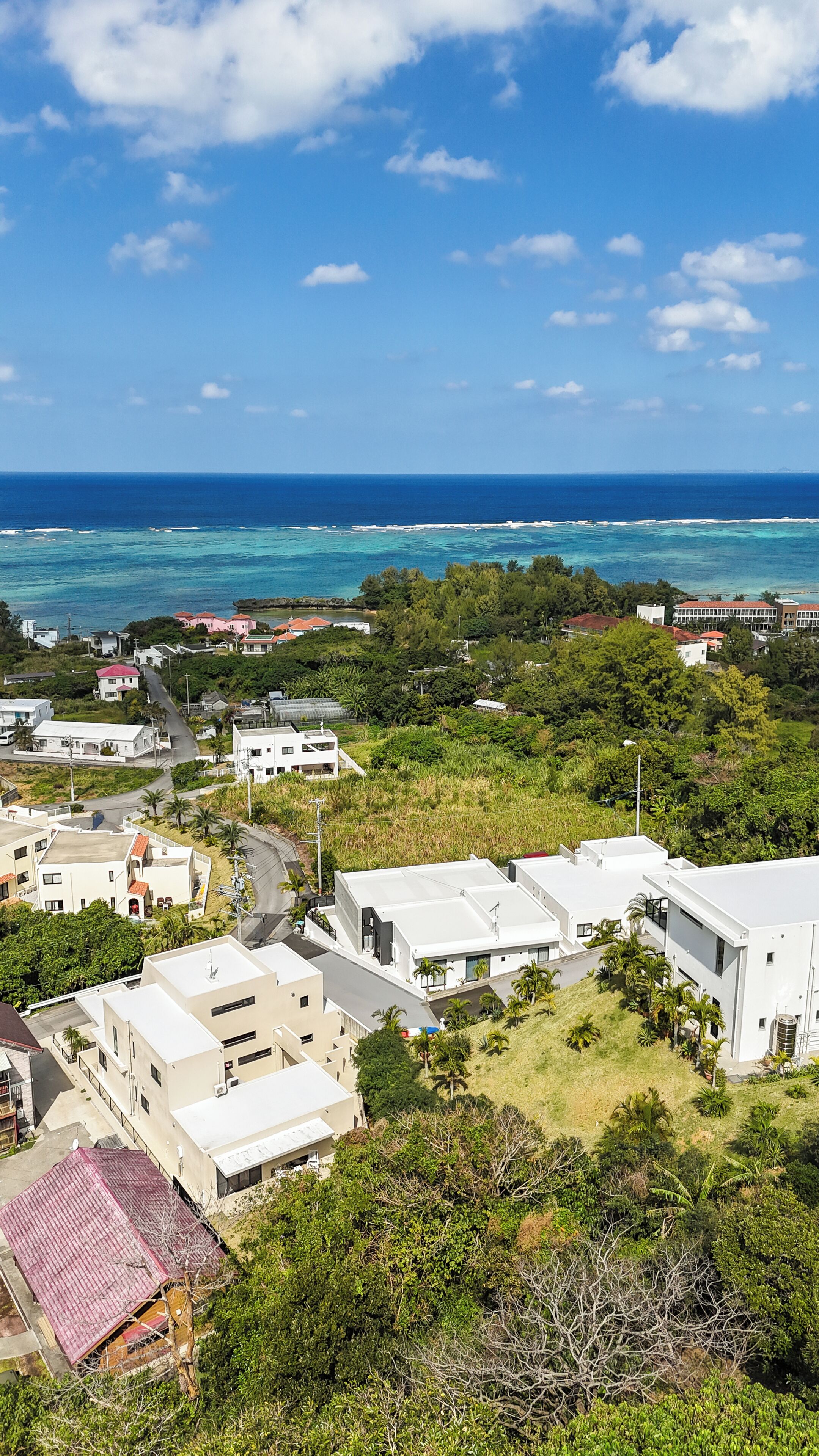 Villa, vista para a praia | Vista aérea