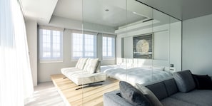 Suite de Luxo | Wi-fi grátis, roupa de cama fornecida 